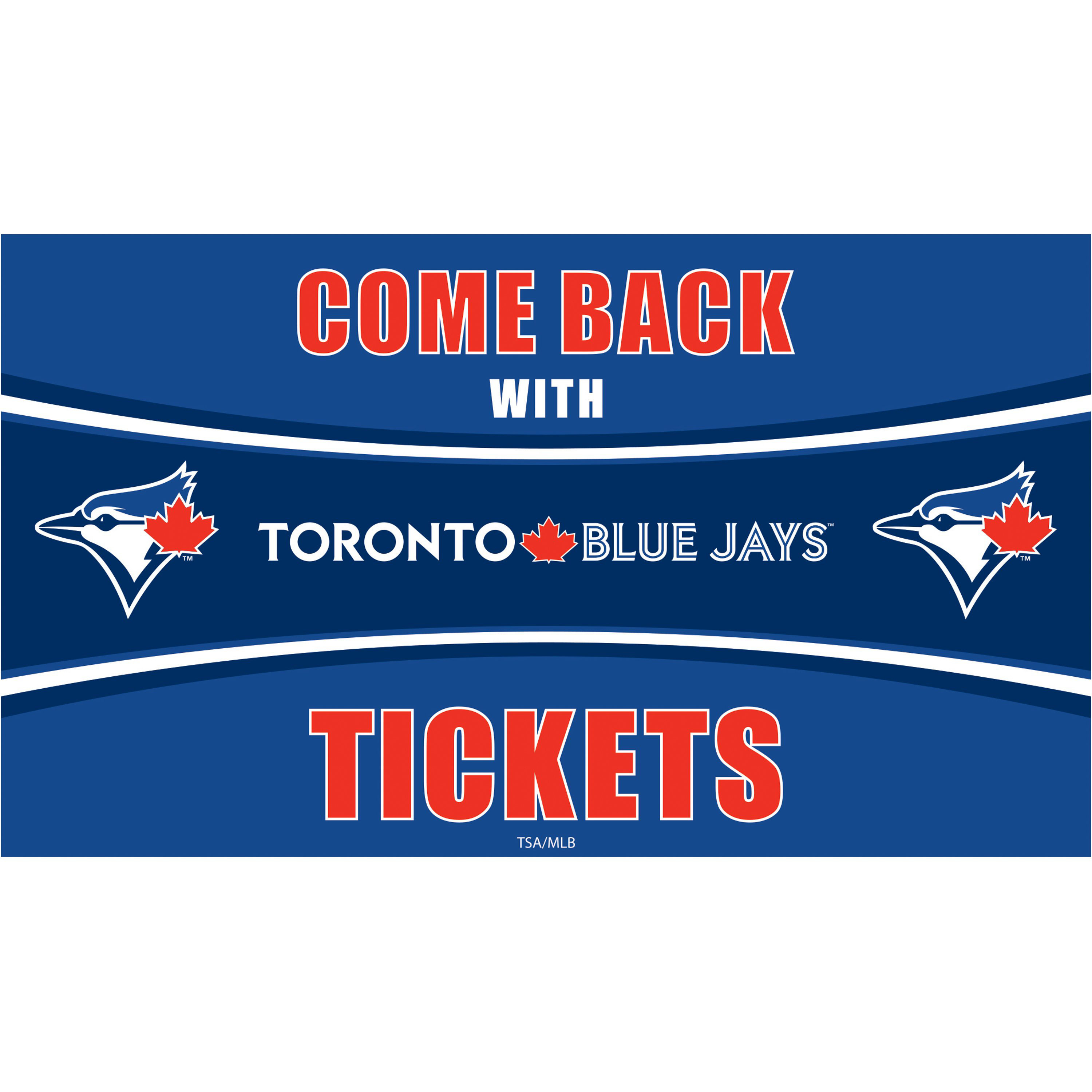 Evergreen Enterprises, Inc Toronto Blue Jays Come Back with Tickets PVC Trapper Mat, 28" x 16 ...